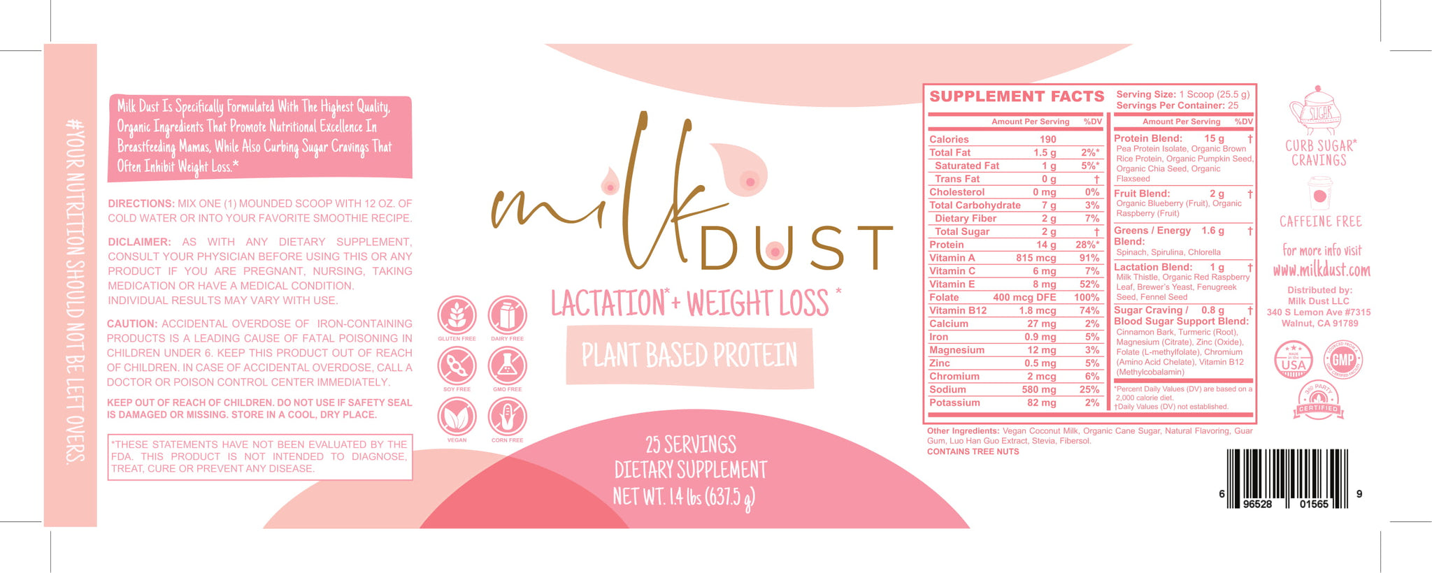 Milk Dust Breastfeeding Protein Powder For Milk Supply – MilkDust for Moms